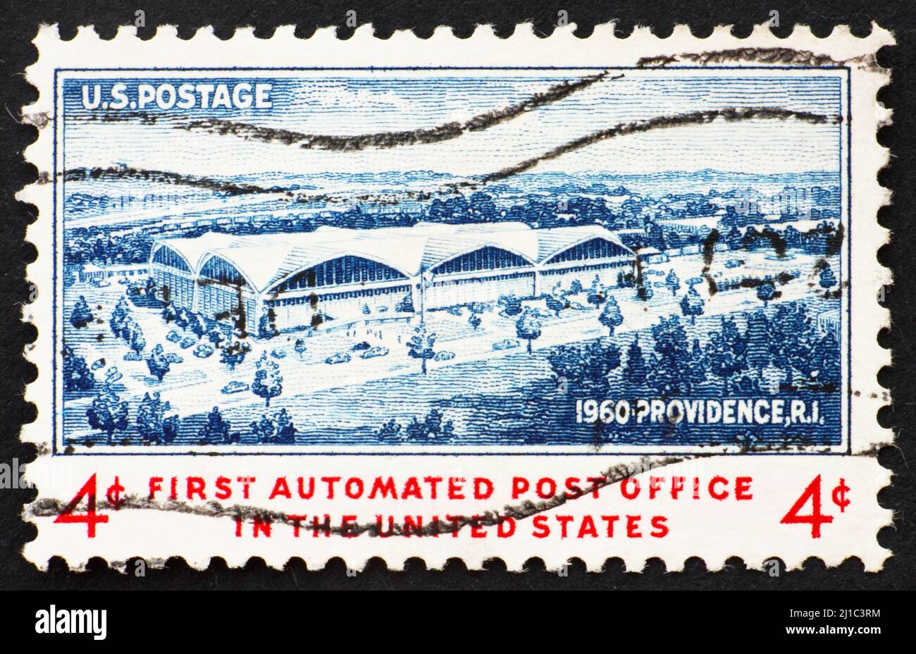 UNITED STATES OF AMERICA - CIRCA 1960: a stamp printed in the United ...