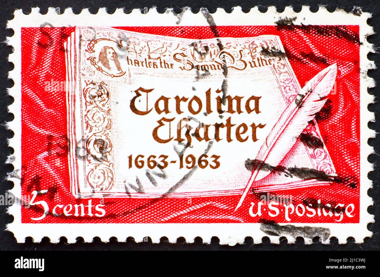 UNITED STATES OF AMERICA - CIRCA 1963: a stamp printed in the United ...