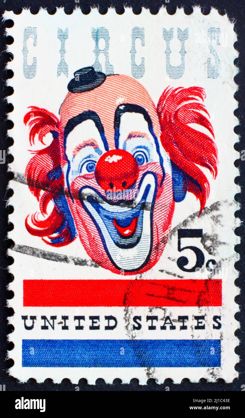 UNITED STATES OF AMERICA - CIRCA 1966: a stamp printed in the United ...