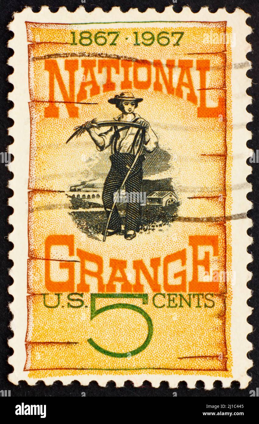 UNITED STATES OF AMERICA - CIRCA 1967: a stamp printed in the United ...