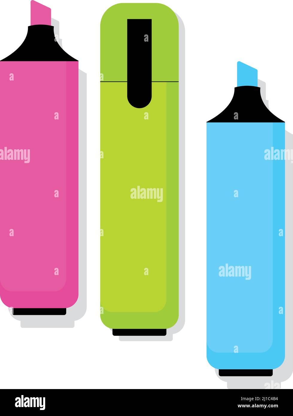 Isolated markers supplies school vector illustration Stock Vector Image ...