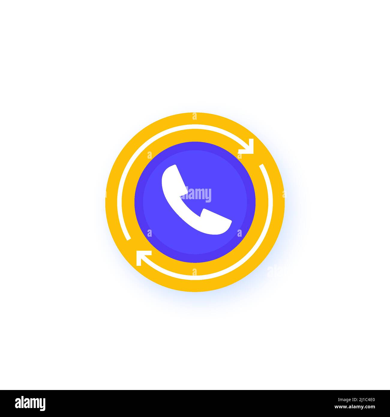 Phone call back Stock Vector Images - Alamy