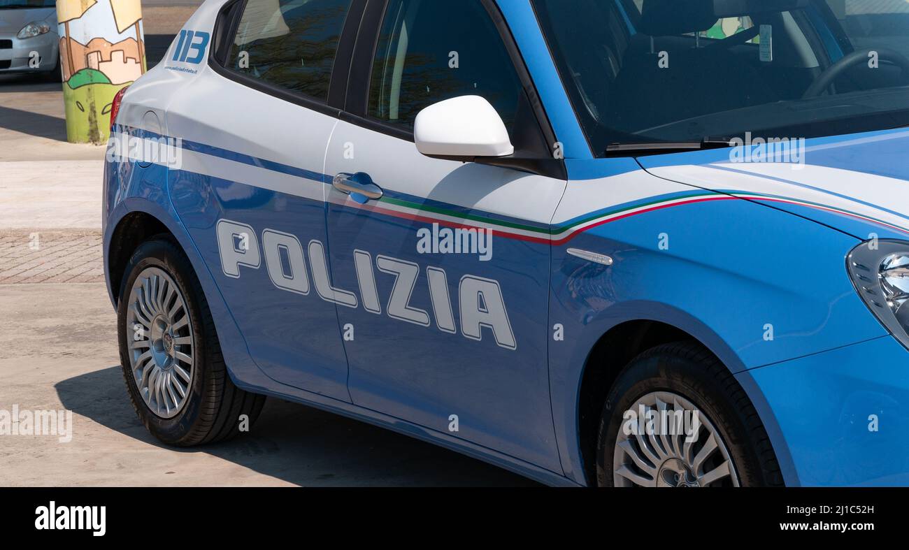 vehicle supplied to the police forces of the Italian State Police Stock ...