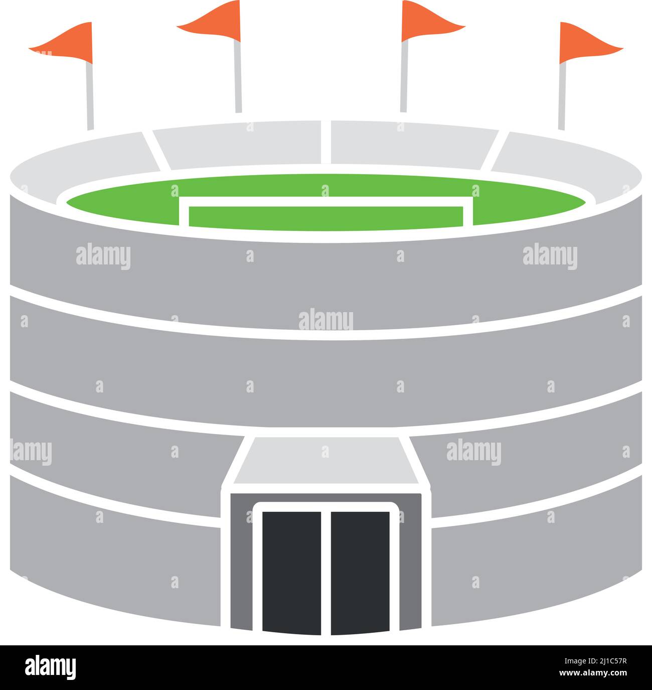 Soccer stadium night empty Cut Out Stock Images & Pictures - Alamy