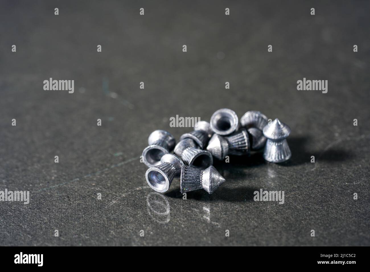 closeup photo of bullets for shooting range Stock Photo - Alamy