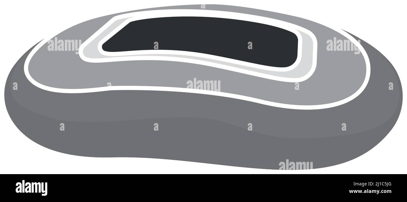Isolated oval open stadium vector illustration Stock Vector Image & Art ...