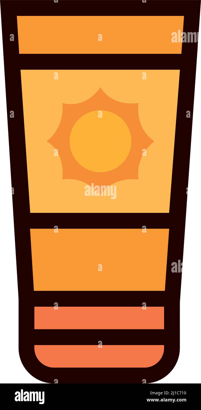 Isolated bronzer summer icon vector illustration Stock Vector Image ...