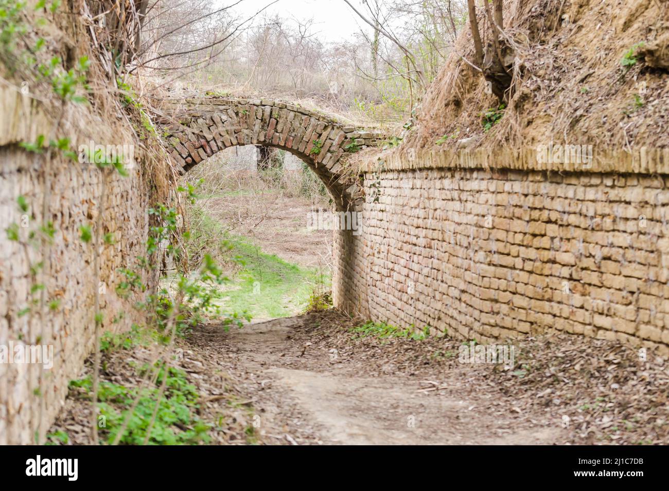 View of the entrance to the Bastion of Prince Eugene of Savoy at the ...