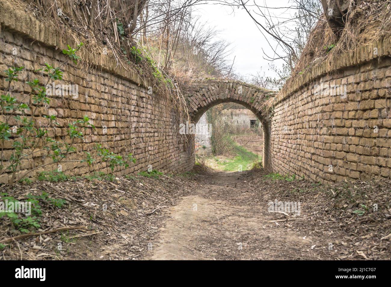 View of the entrance to the Bastion of Prince Eugene of Savoy at the ...