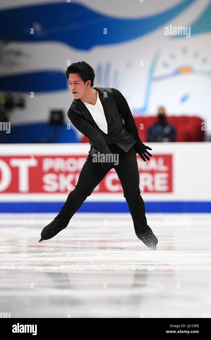 Adam SIAO HIM FA (FRA), during Men Short Program at the ISU World ...
