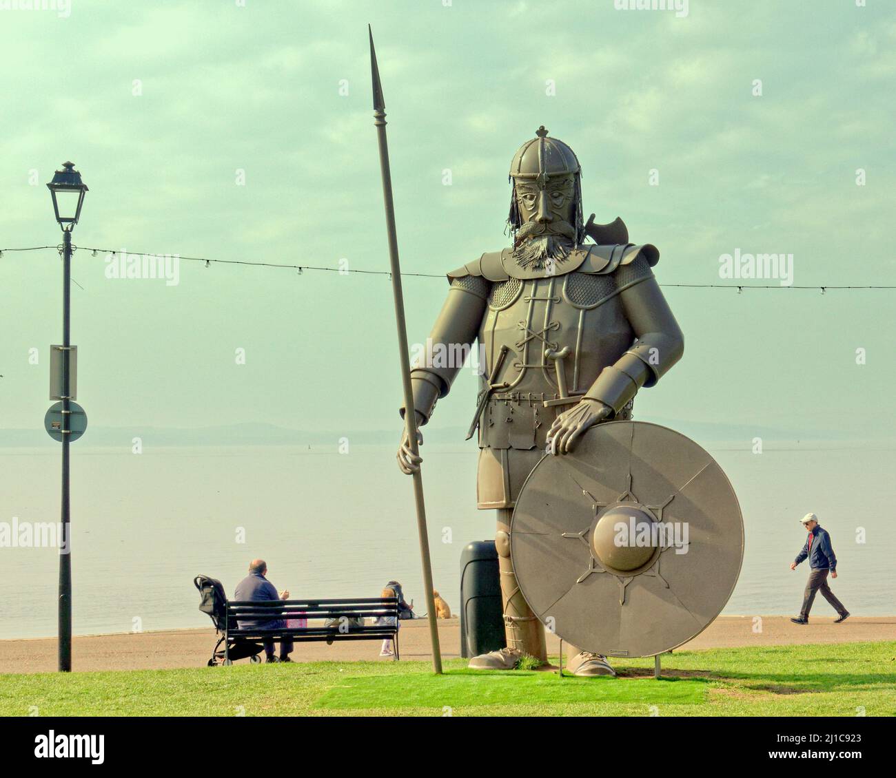 Largs, Scotland, UK 24th March, 2022. UK Weather: :magnus the Viking ...