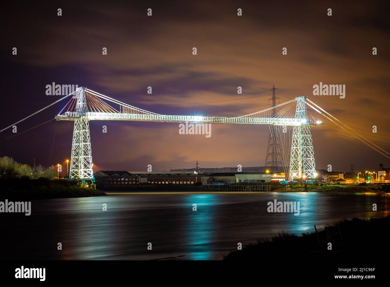 Newport Transporter Bridge Stock Photo - Alamy