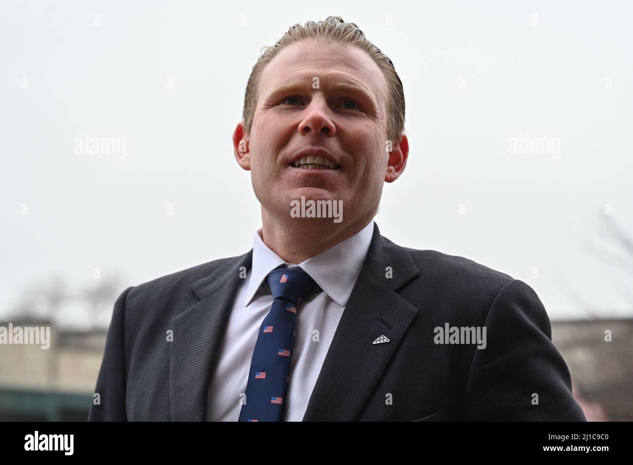 Andrew Giuliani at Citi Field on March 24, 2022 in New York Stock Photo ...