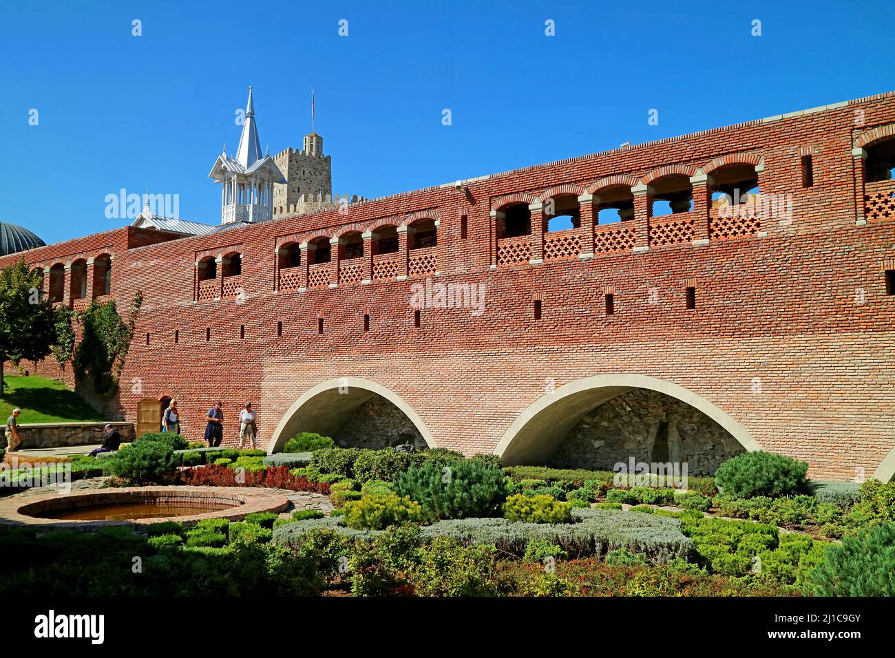 Impressive Courtyard of Rabati or Akhaltsikhe Fortress Complex in ...