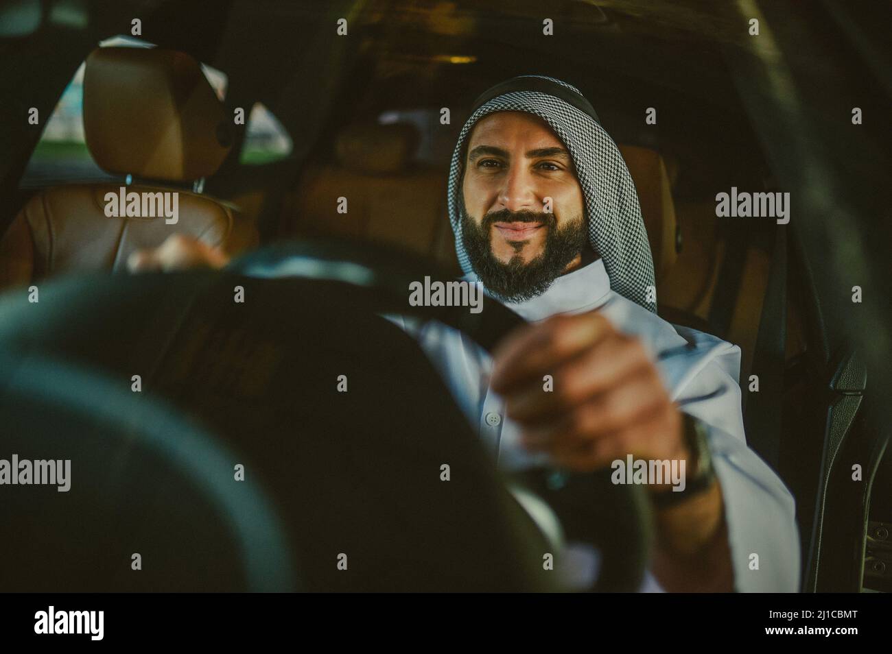 Happy millennial arab man hi-res stock photography and images - Alamy