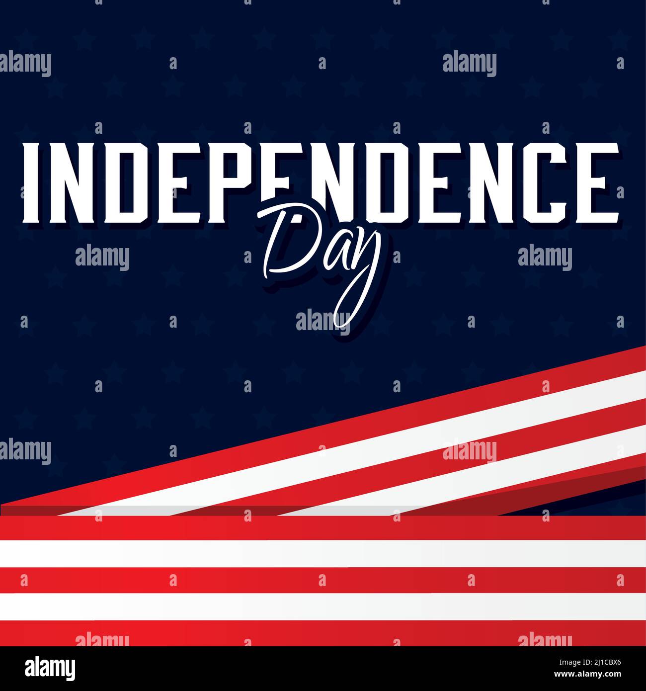 Poster flag usa independence vector illustration Stock Vector Image ...