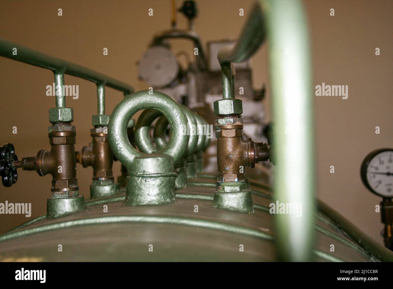 A Industrial metal unit for processing raw materials Stock Photo - Alamy