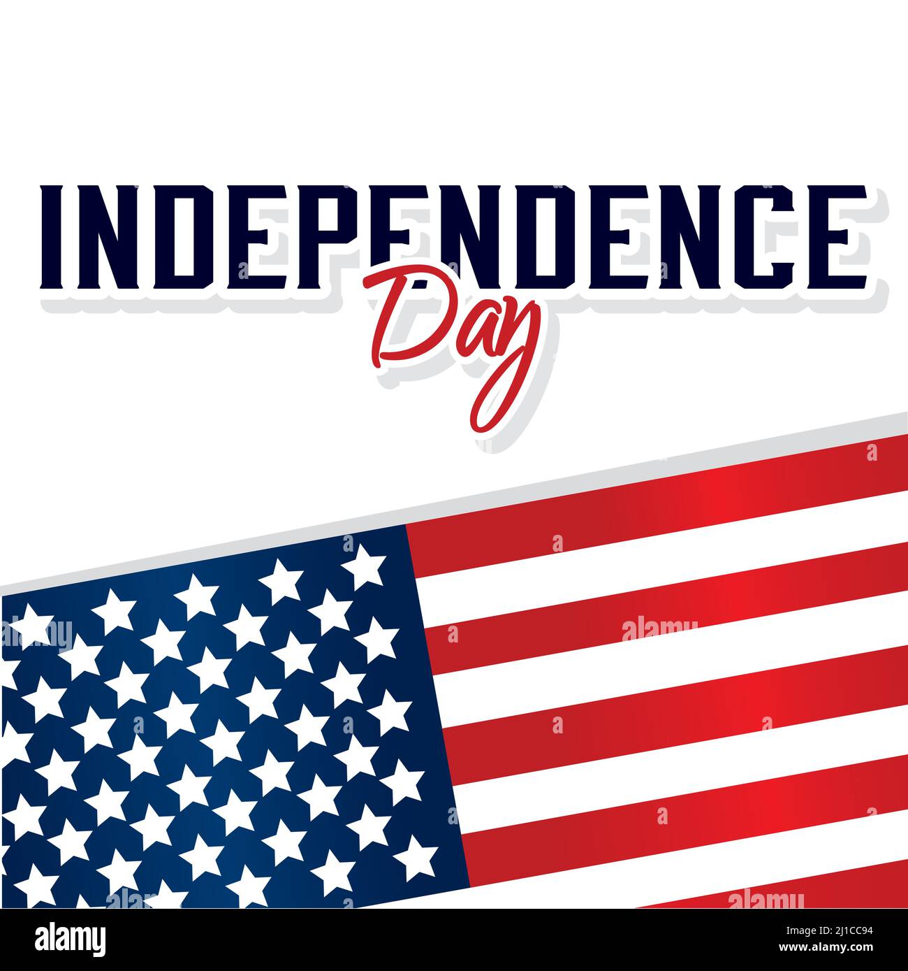 Poster flag usa independence vector illustration Stock Vector Image ...