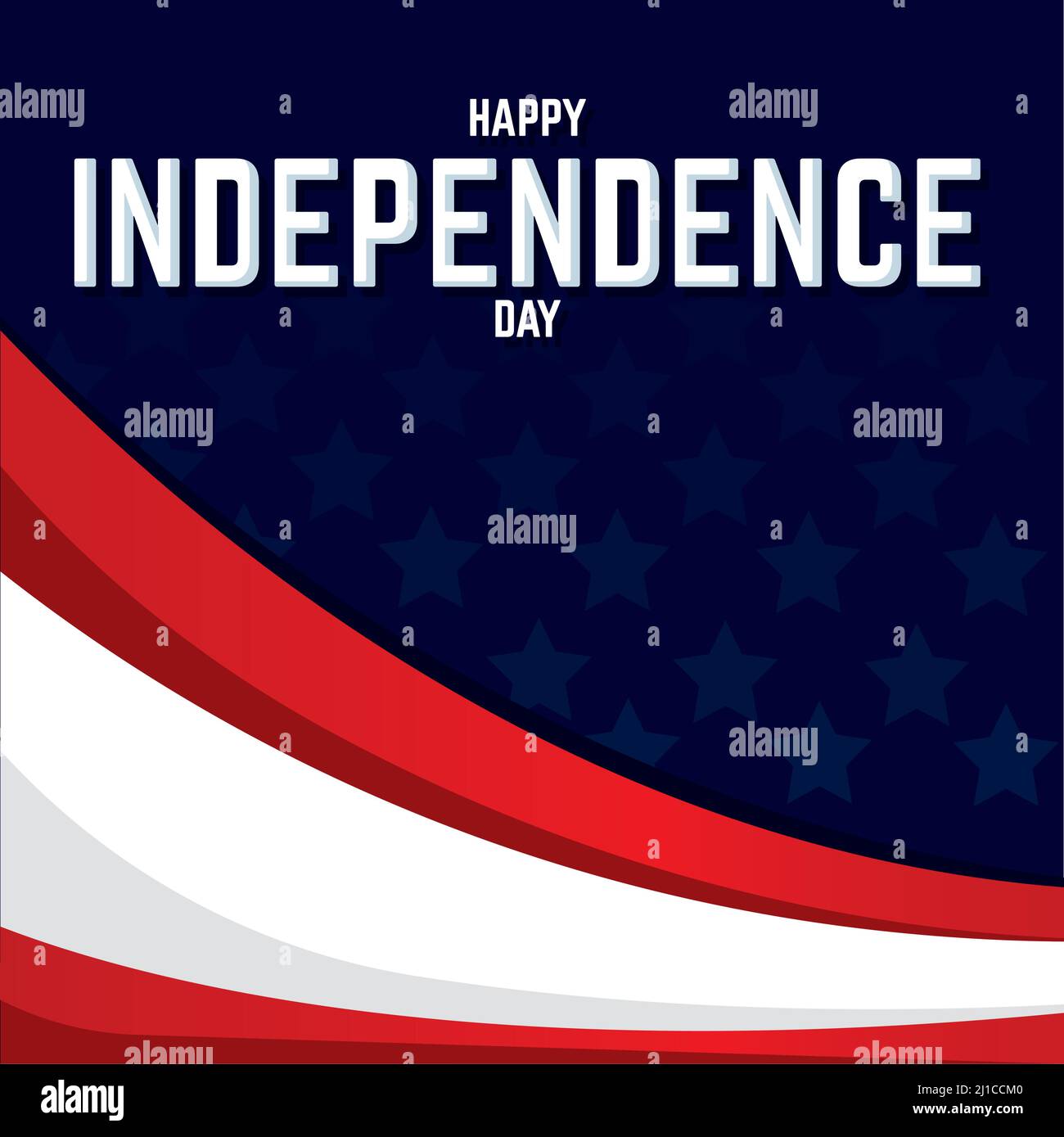 Poster colors usa independence vector illustration Stock Vector Image ...