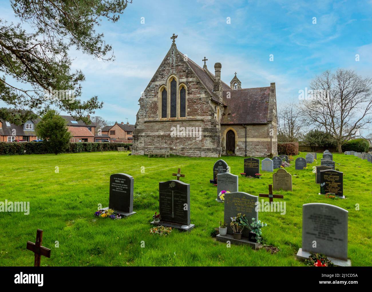 St. Pauls Church in Cookhill village, Worcestershire, England Stock ...