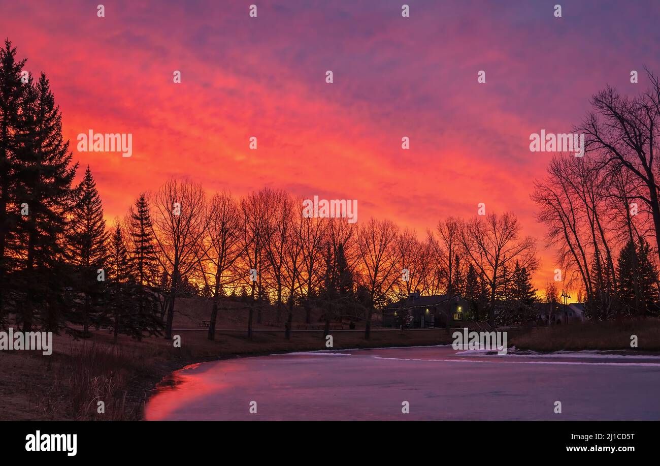 Alberta spring landscape hi-res stock photography and images - Alamy