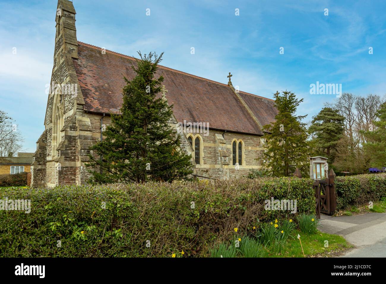 St. Pauls Church in Cookhill village, Worcestershire, England Stock ...