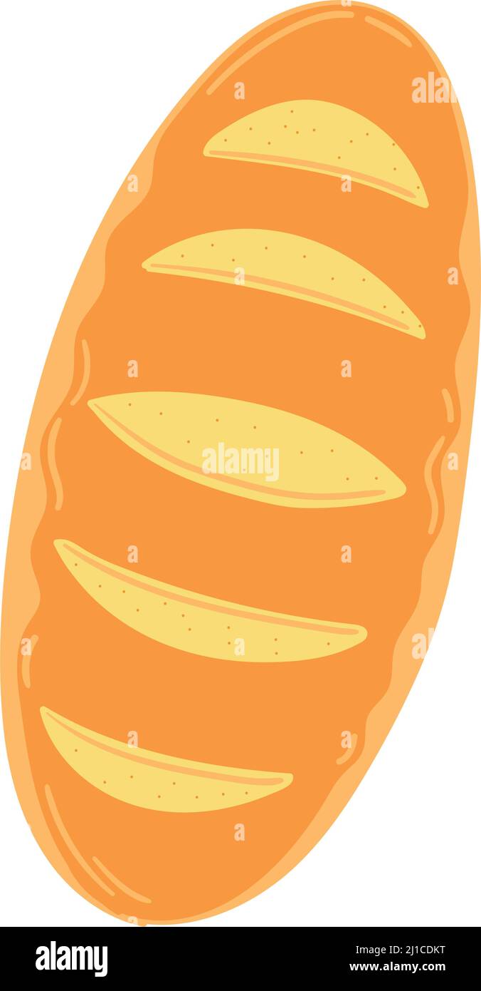 Isolated bread product with details Vector Stock Vector Image & Art - Alamy