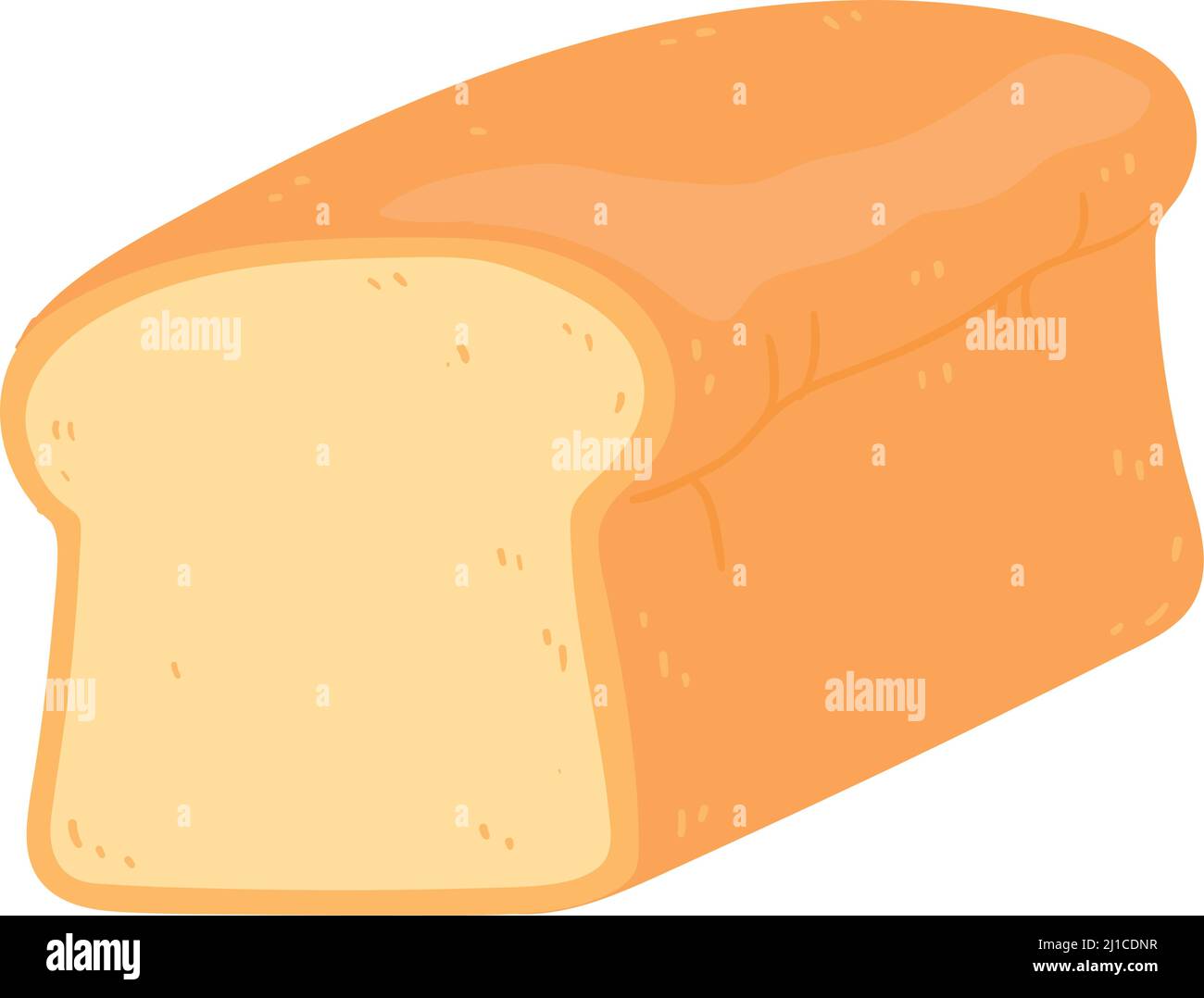 Isolated bread product with details Vector Stock Vector Image & Art - Alamy