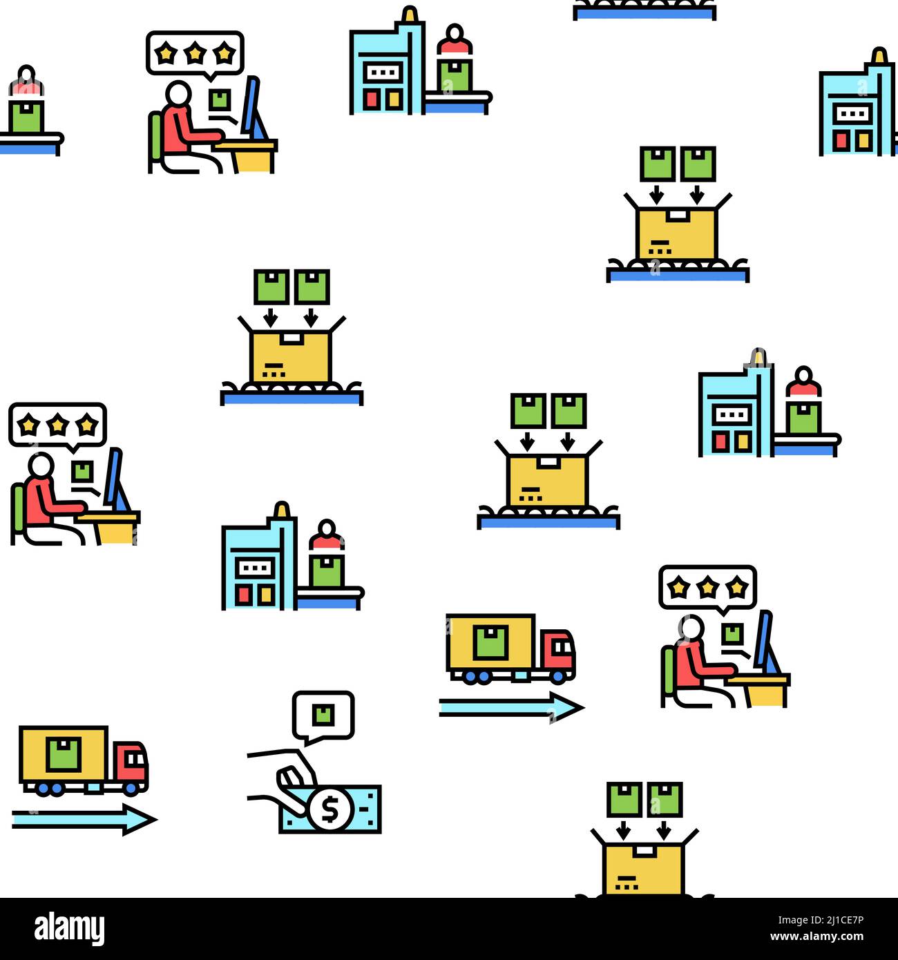 Industrial Process Vector Seamless Pattern Stock Vector Image & Art - Alamy
