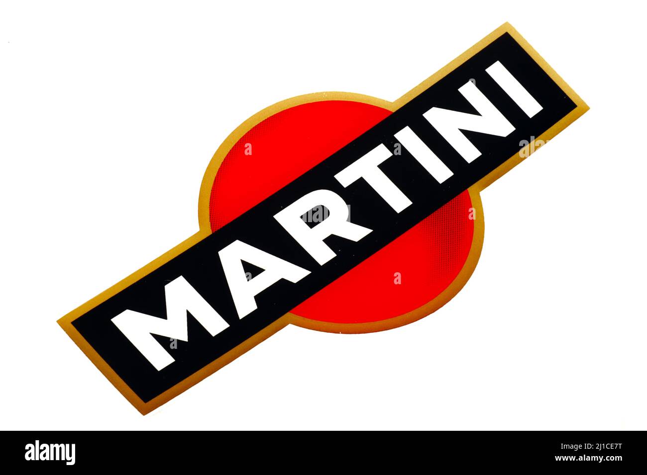 Italy - Martini logo on a white background. Martini is a brand of ...