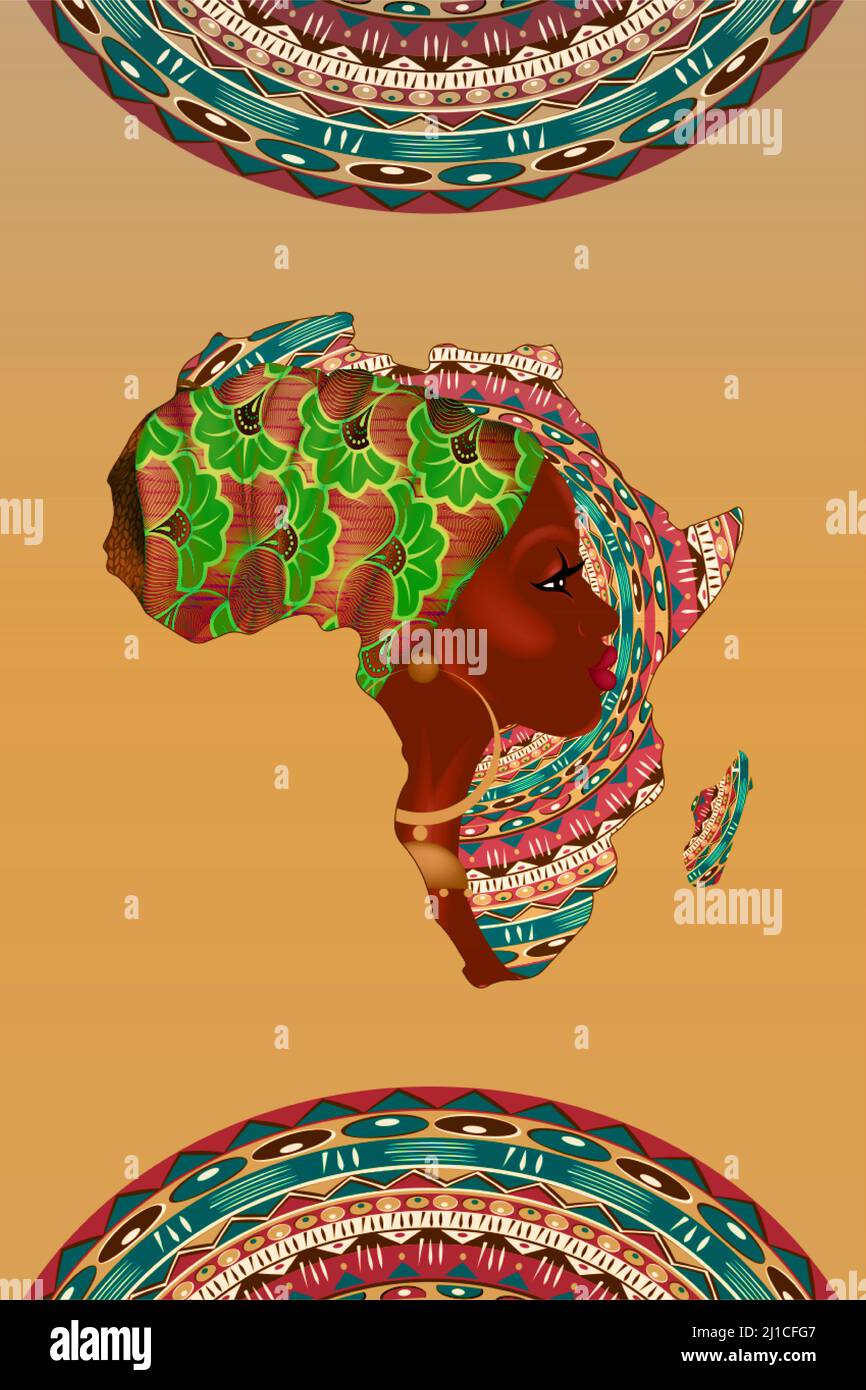 Face Tribal African Pattern