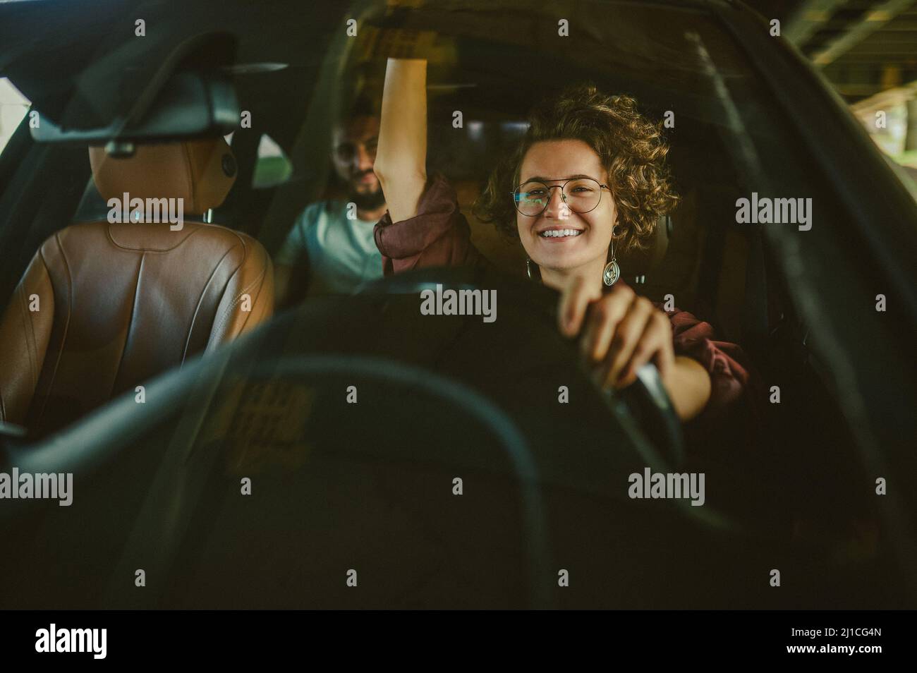 Saudi woman car hi-res stock photography and images - Alamy