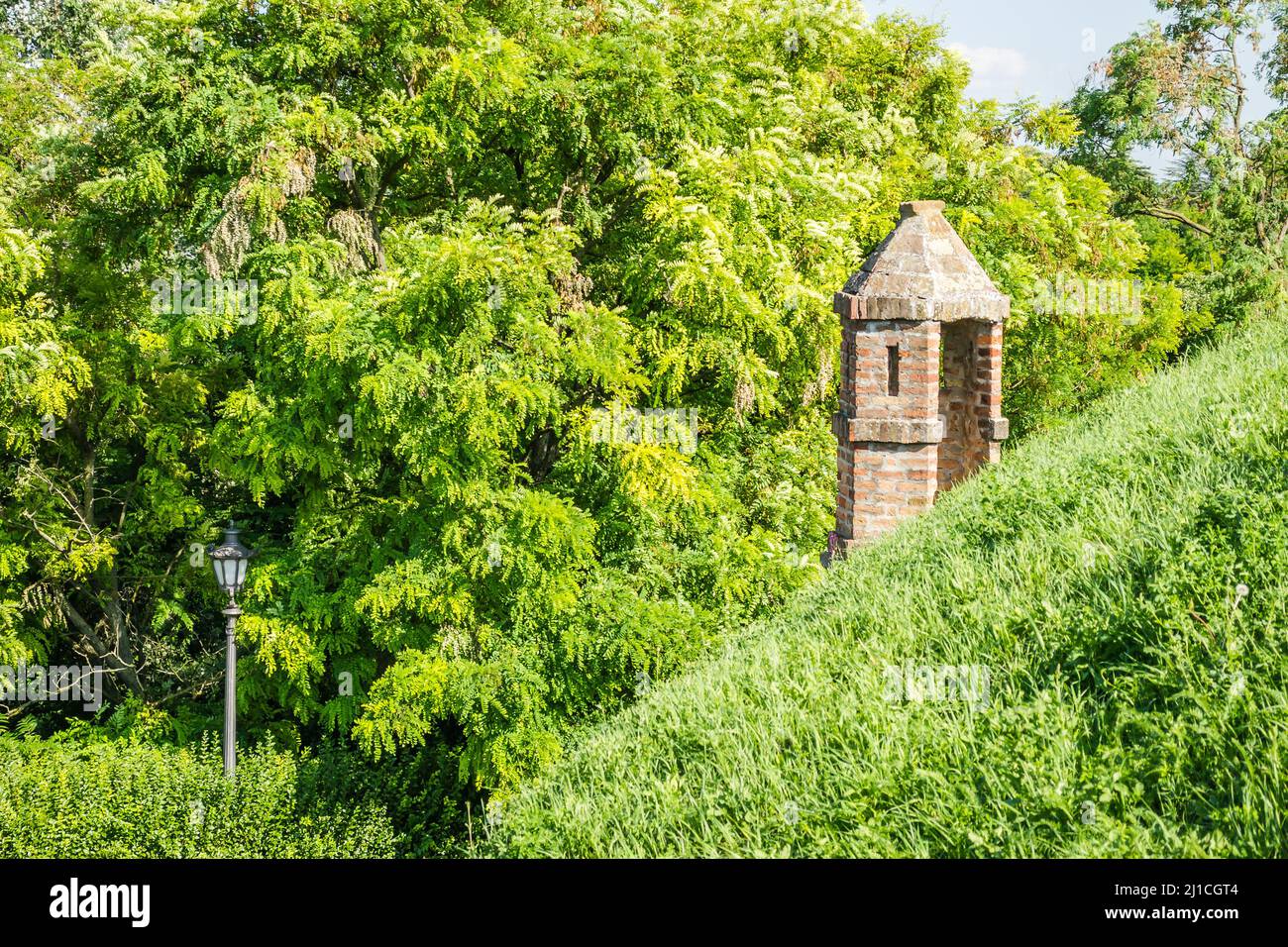 Guard house within the walls of the fortress Stock Photo - Alamy