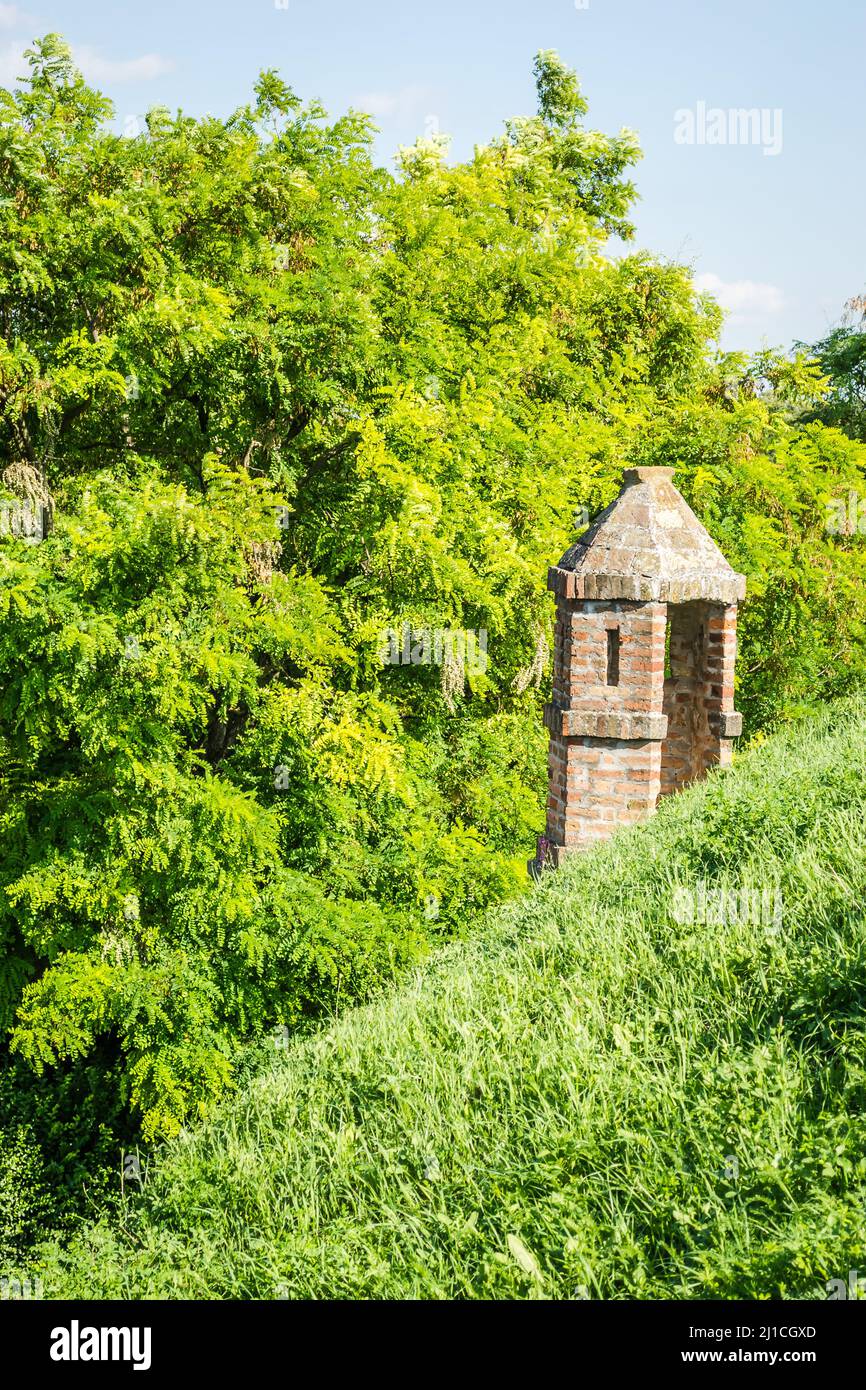 Guard house within the walls of the fortress Stock Photo - Alamy