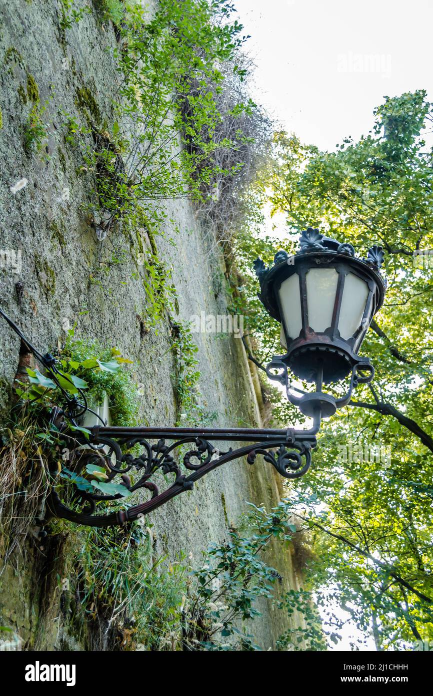 Newer lighting on the walls of the Petrovaradin fortress, following the ...