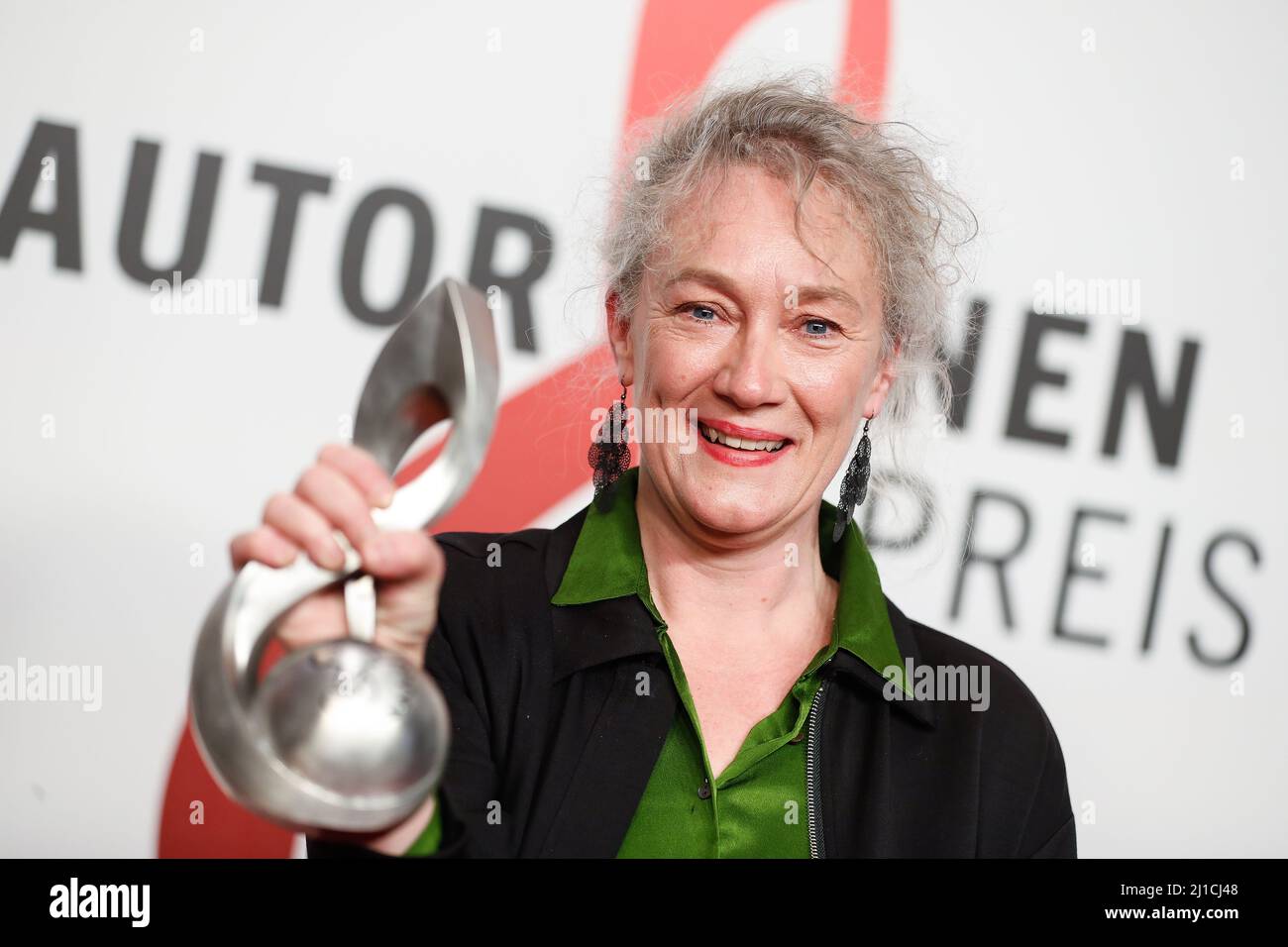 Berlin, Germany. 24th Mar, 2022. Pianist Julia Hülsmann wins the prize ...