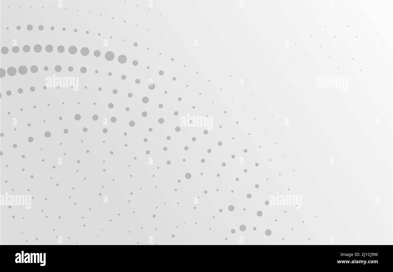 Abstract background white and gray curve circle with halftone Stock ...