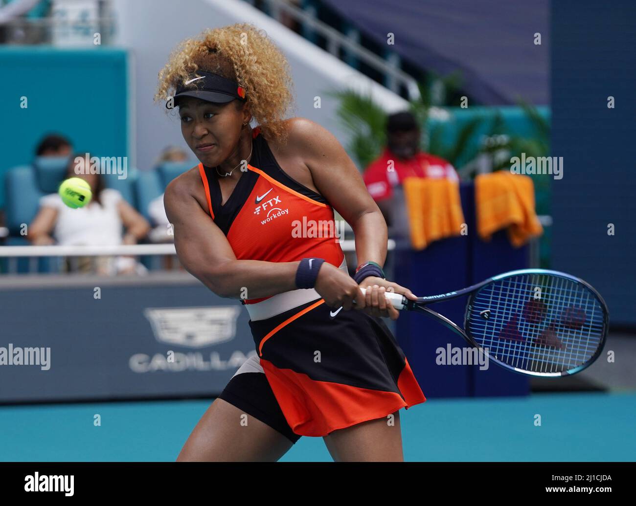 Miami Gardens FL, USA. 24th Mar, 2022. Naomi Osaka Vs Angelique Kerber ...