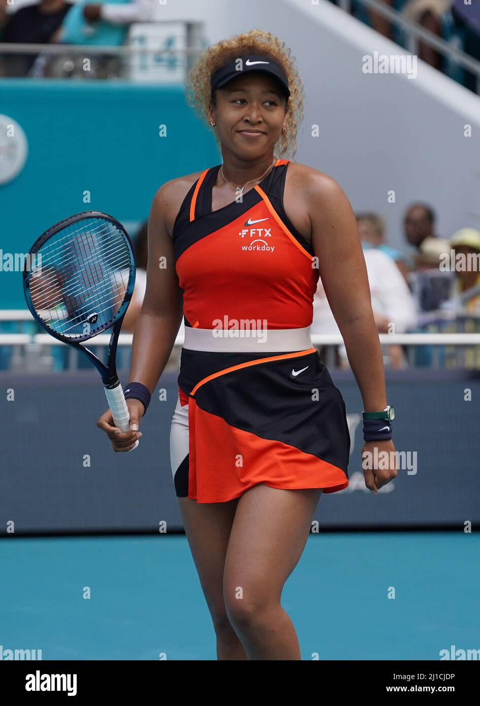 Miami Gardens FL, USA. 24th Mar, 2022. Naomi Osaka Vs Angelique Kerber ...