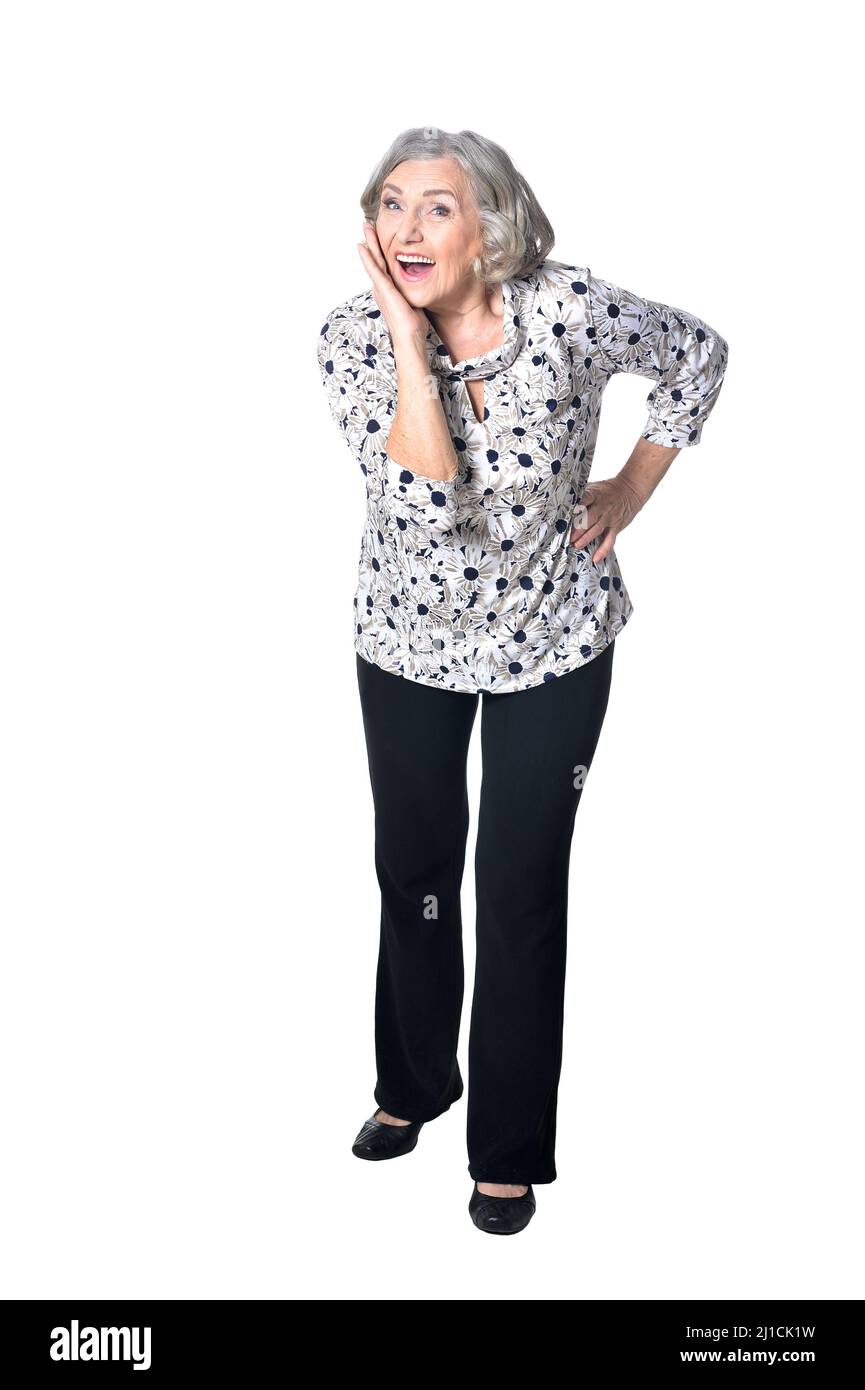 Surprised smiling old lady hi-res stock photography and images - Alamy Surprised smiling old lady hi-res stock photography and images - Alamy
