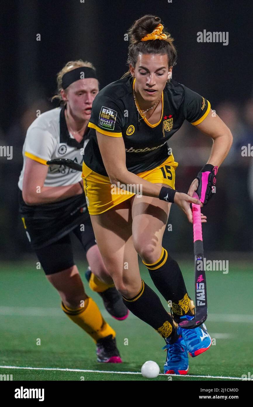 ROTTERDAM, 24-02-2022, Hockey Hoofdklasse Dames , Victoria - Den Bosch , Season 2021/2022 , Den ...