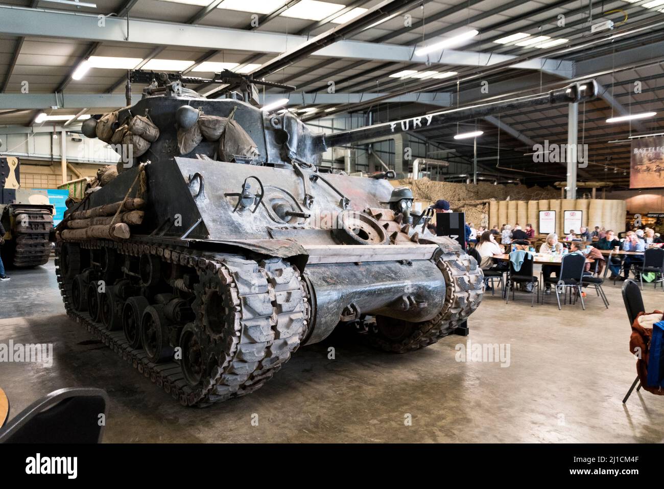 Sherman Firefly Tank 'Fury' at Bovington Tank Museum, Dorset Stock ...