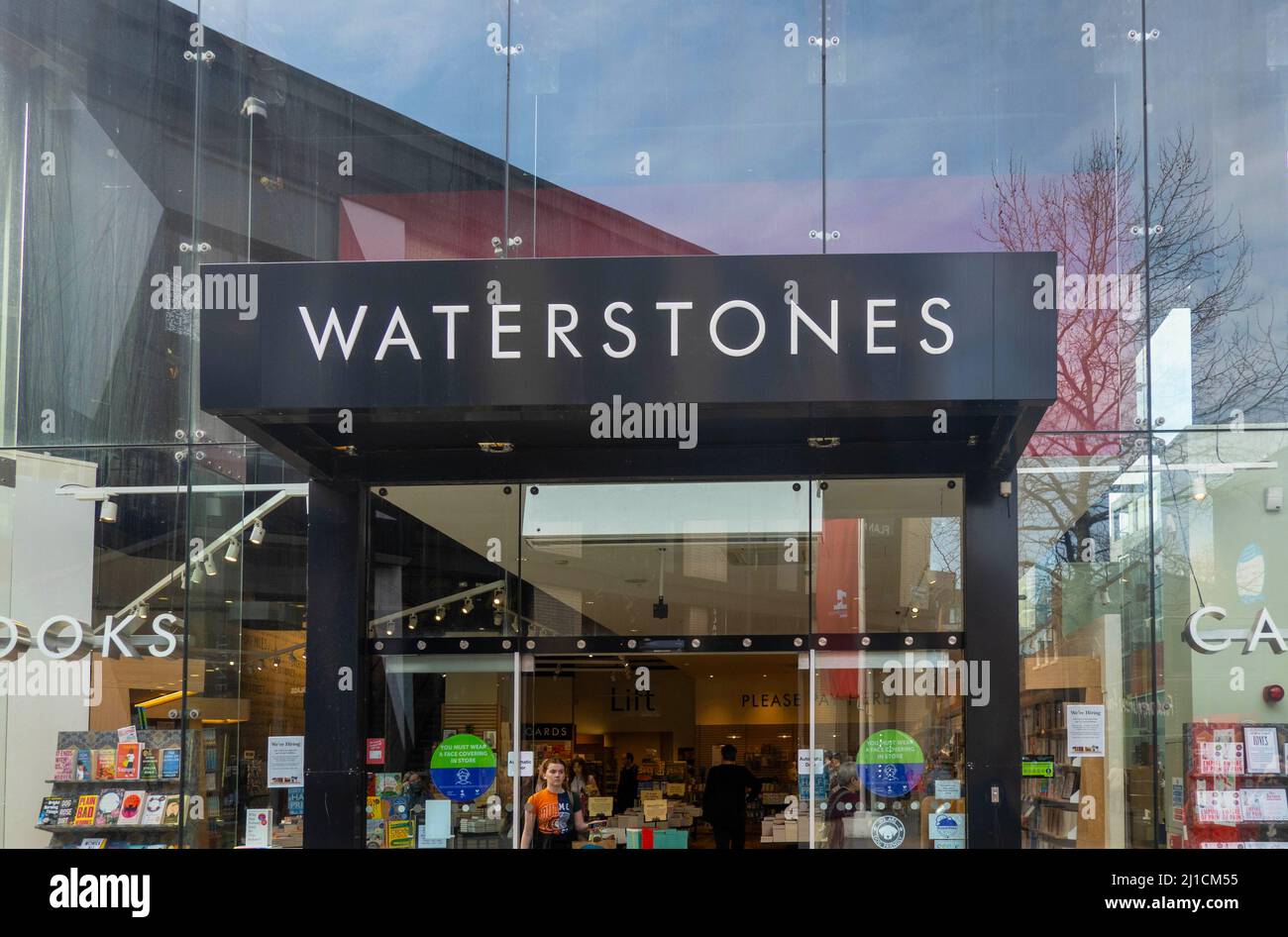 Entrance to Waterstones book store in Liverpool Stock Photo - Alamy