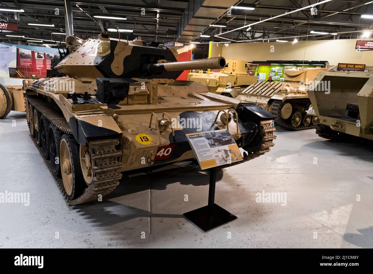 British Crusader MKIII Tank at Bovington Tank Museum, Dorset Stock ...
