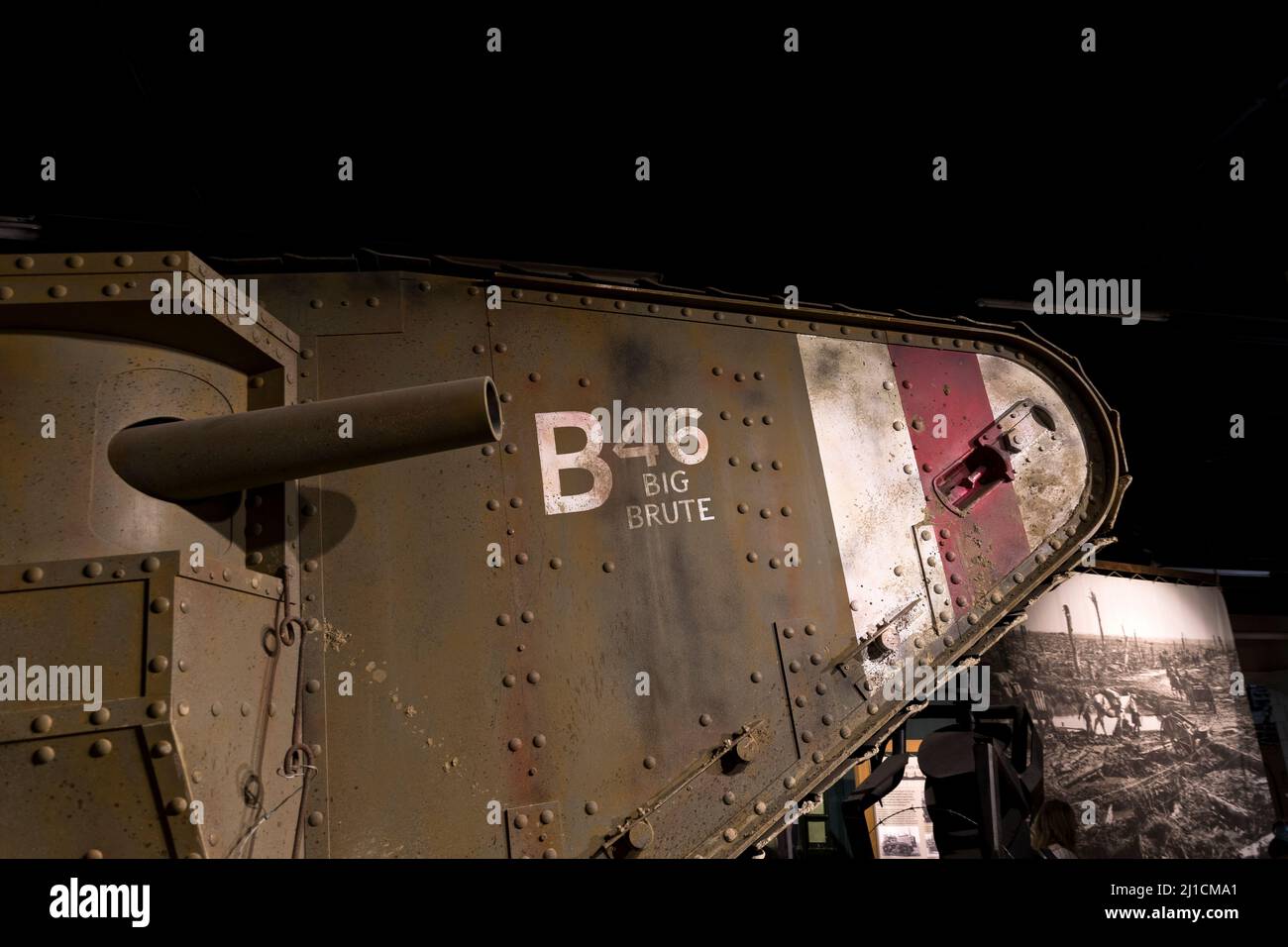 British Mark V Tank at Bovington Tank Museum, Dorset Stock Photo - Alamy