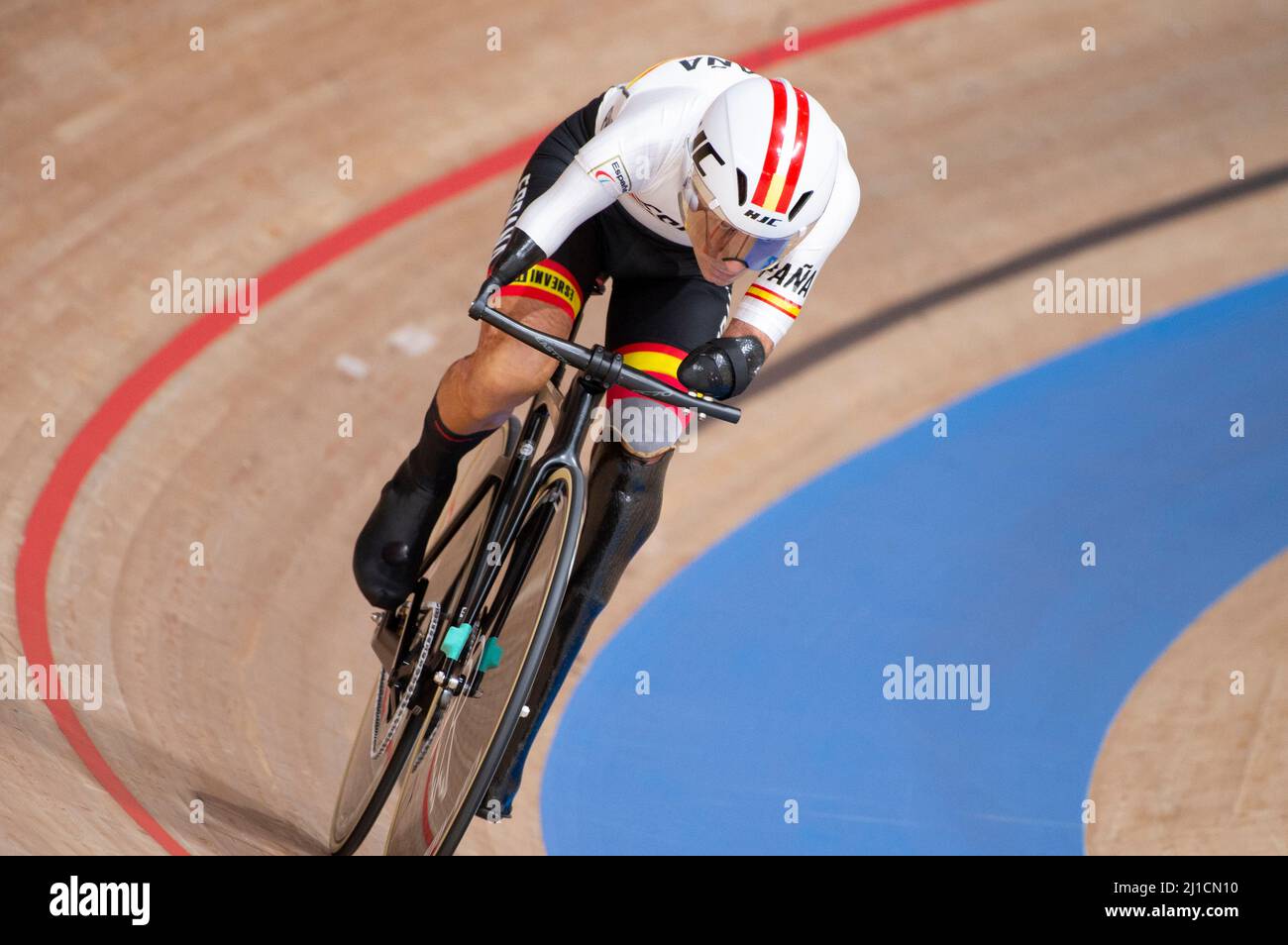 Ricardo Ten Argiles of Spain competes in the track cycling events at ...