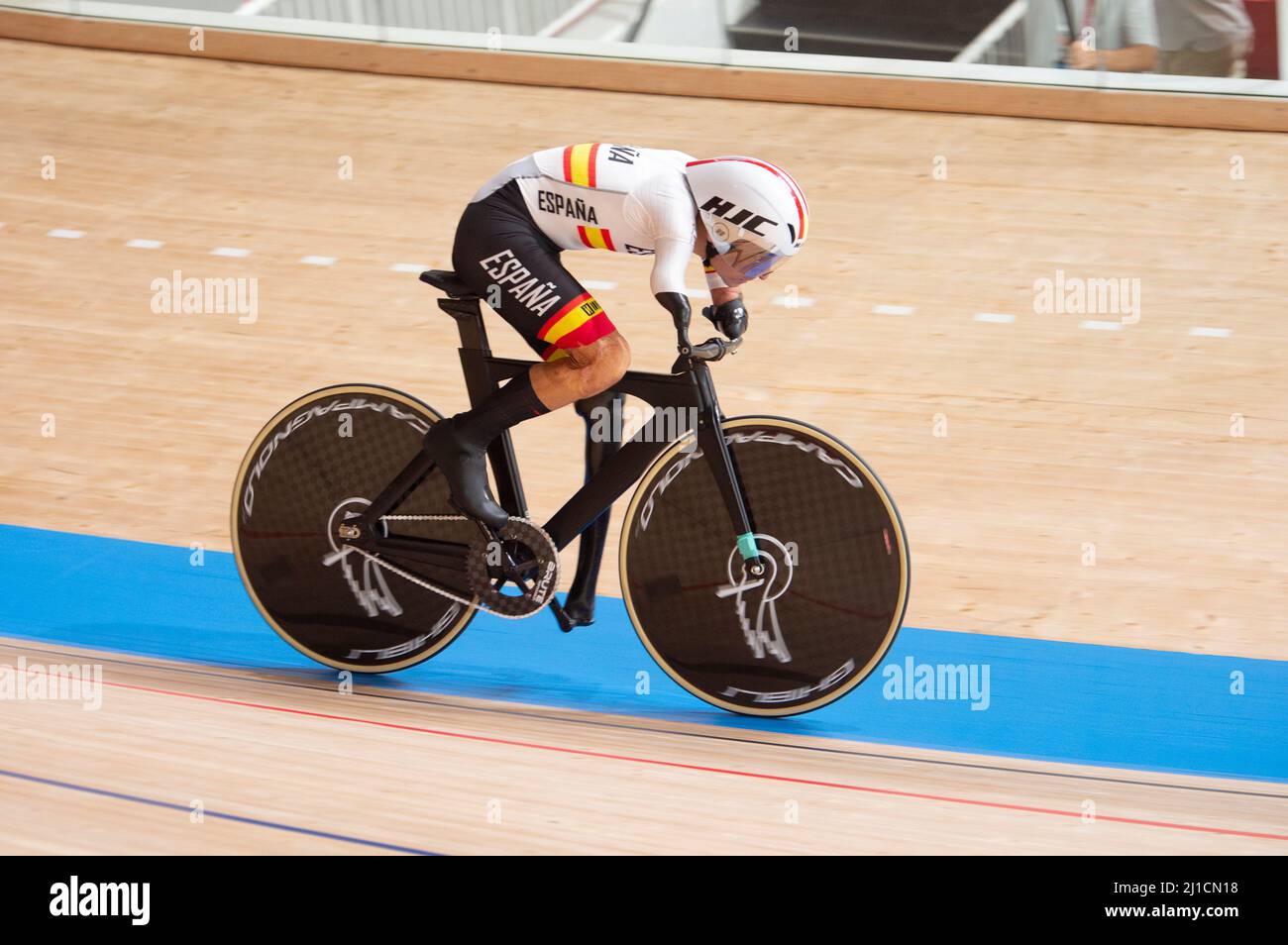 Ricardo Ten Argiles of Spain competes in the track cycling events at ...