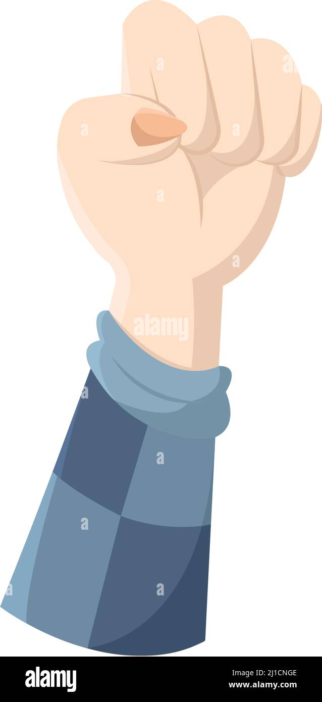 Isolated hand doing a revolution symbol Vector Stock Vector Image & Art ...