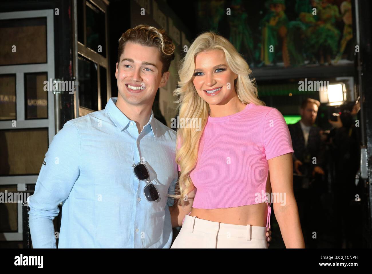 AJ Pritchard and Abbie Quinnen, Wicked - Media Night, Apollo Victoria ...