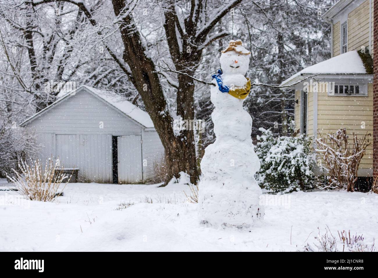 Real snowman hi-res stock photography and images - Alamy